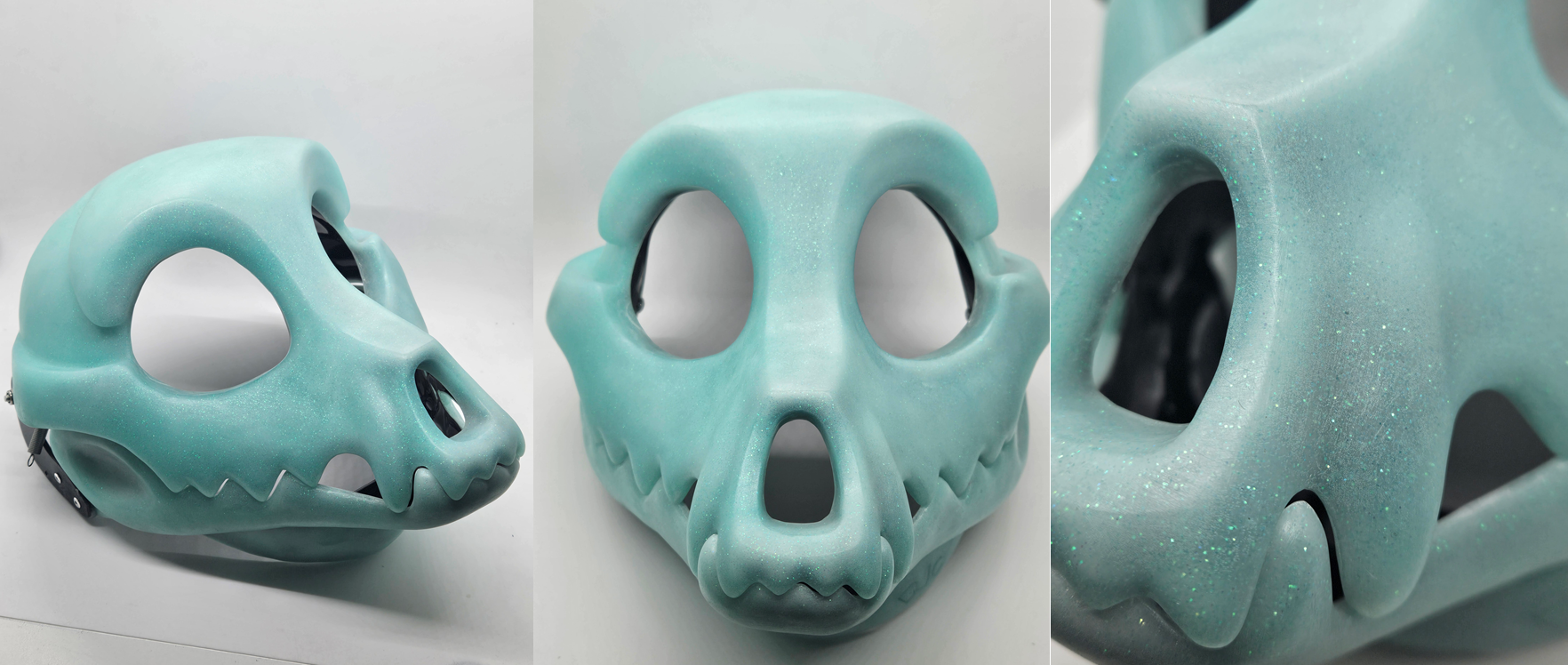 Specialty Cut and Hinged Toony Skull K9 Resin Mask Blank – DreamVision ...