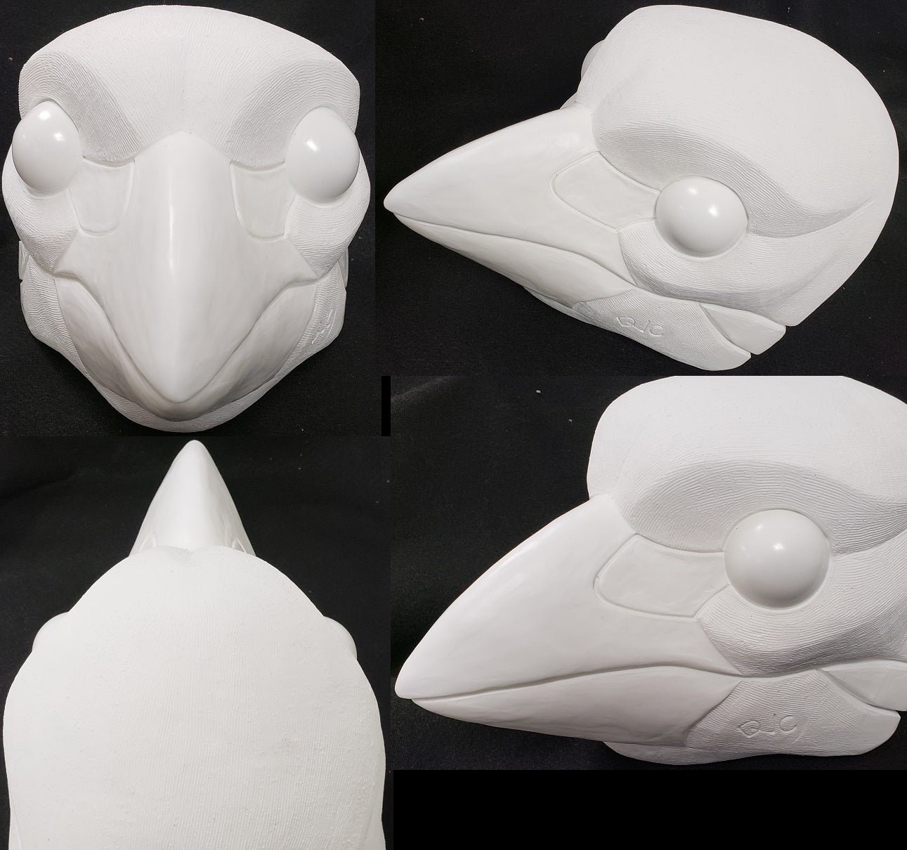 Uncut Songbird Resin Mask Blank – DreamVision Creations