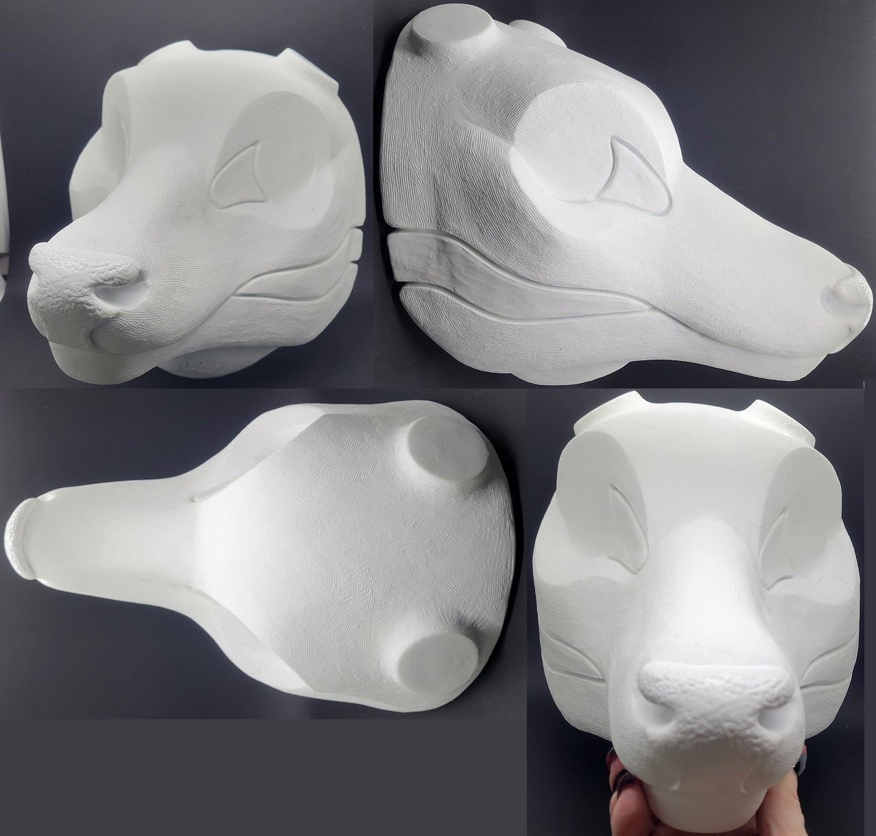 Uncut Buck Resin Mask Blank – DreamVision Creations