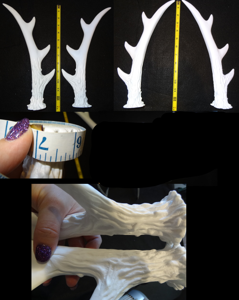 Plastic Opaque Eight Point Deer Antlers – DreamVision Creations