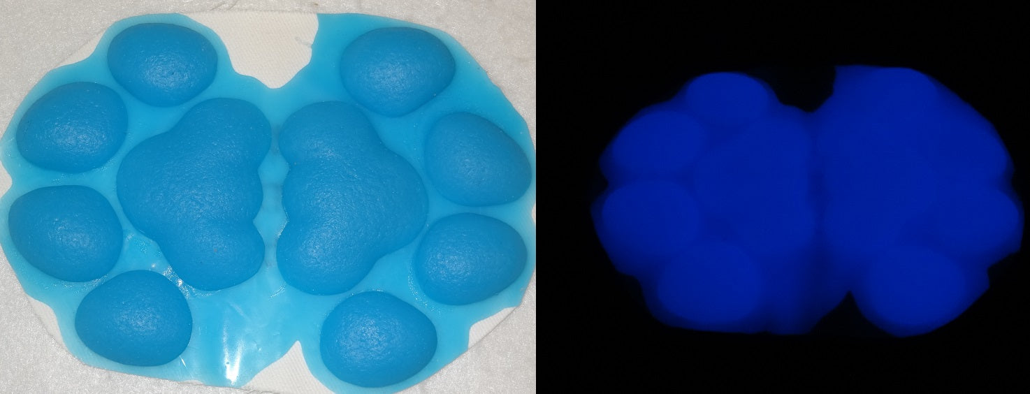 Silicone Glow in the Dark 4 Fingered Anthro No Heels K9 Handpads ...