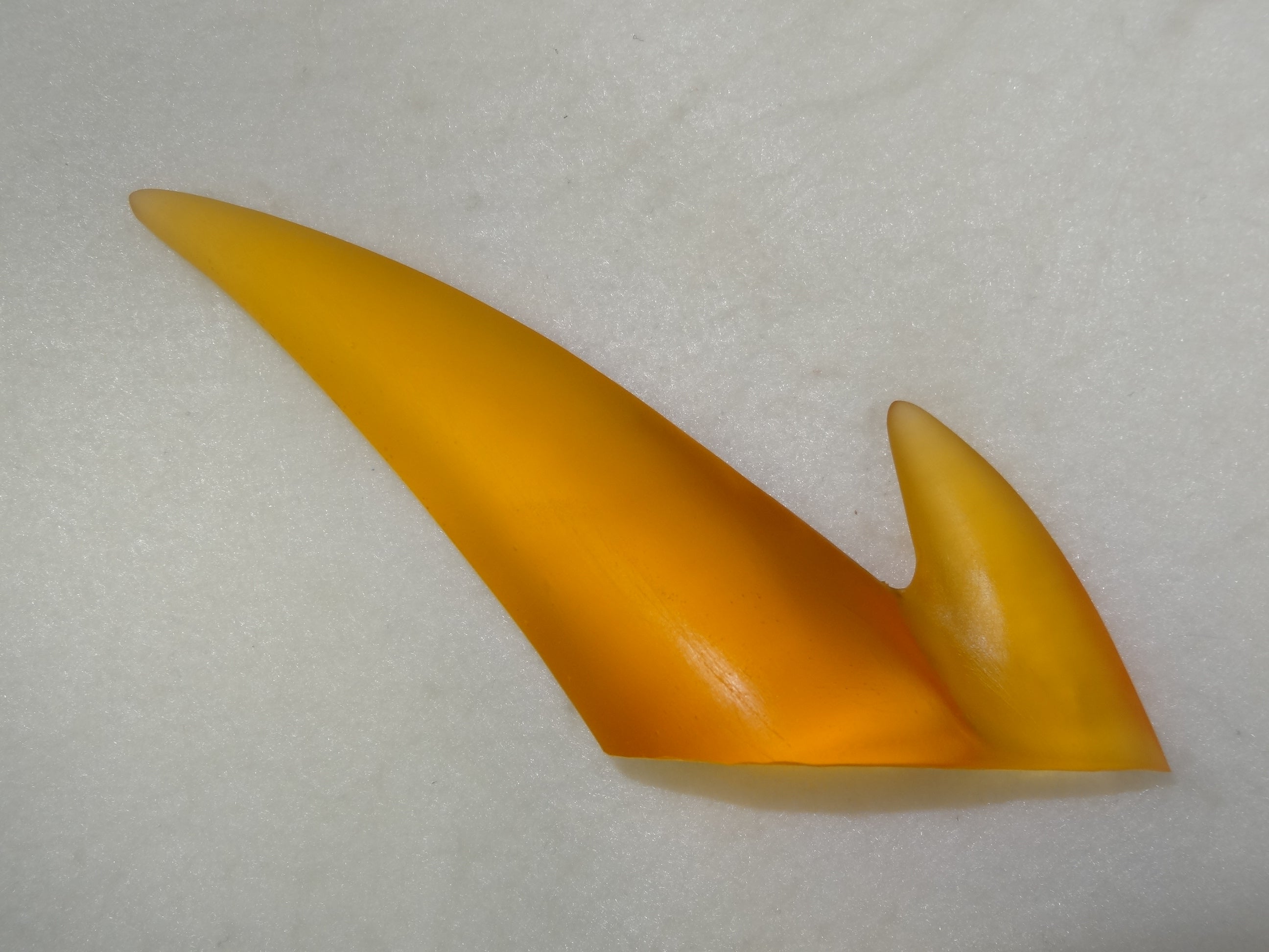 Plastic Clear Solid 2 Point Horn *Sold Per Horn* – DreamVision Creations