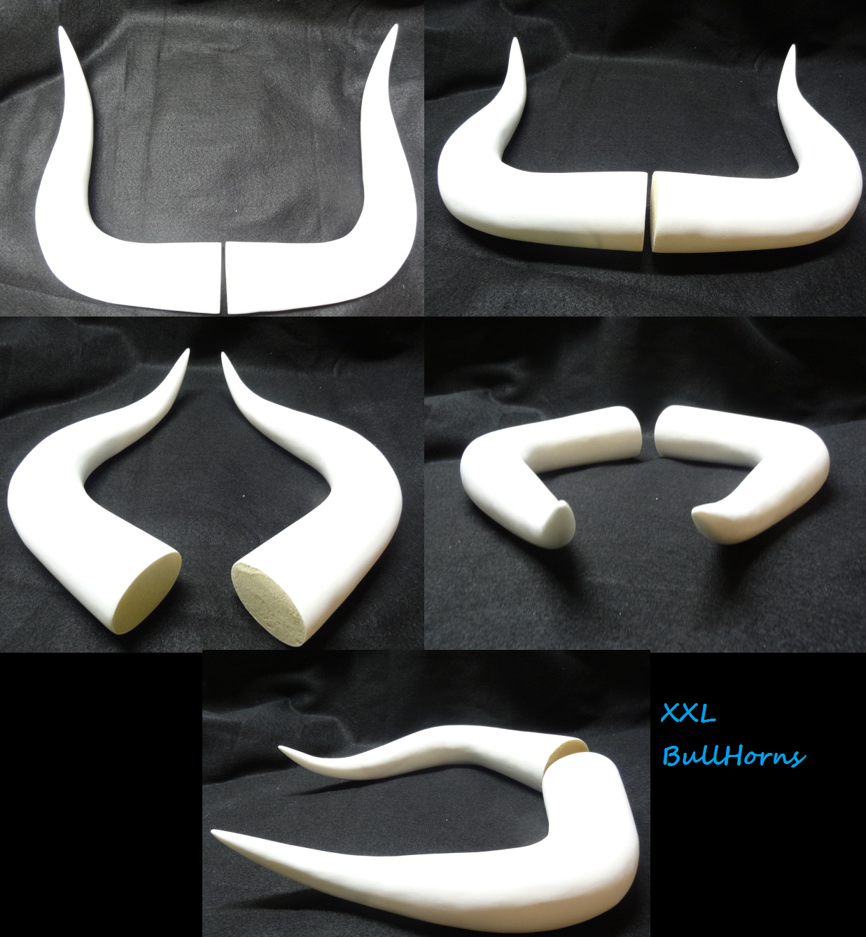 Plastic Opaque Large 'El Toro' Bull Horns – DreamVision Creations