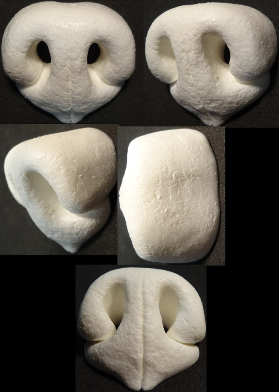 Plastic Realistic Small K9 Nose – DreamVision Creations